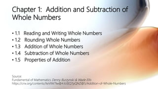 C1: Whole Numbers | PPT