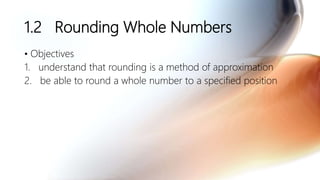 C1: Whole Numbers | PPT