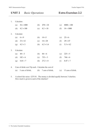 Chapter 1 worksheets | PDF