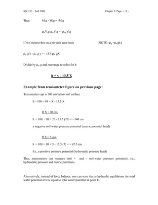 Soil water potential | PDF