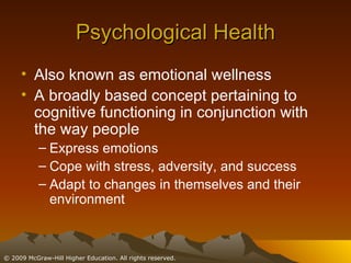 Psychological Health | PPT