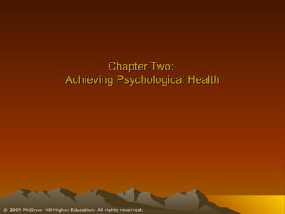 Psychological Health | PPT