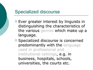 Characteristics of Legal English | PPT