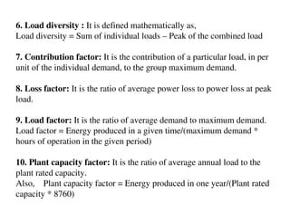 Load characteristics and Economic Aspects | PDF