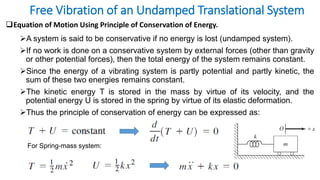 Chapter 2-1 Free Vibration of Single-Degree of-Freedom System | PDF