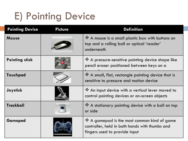 INPUT DEVICE | PPT