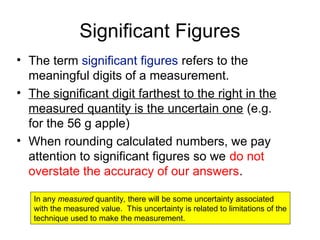 Chapter 2-1 significant figures and units | PPT