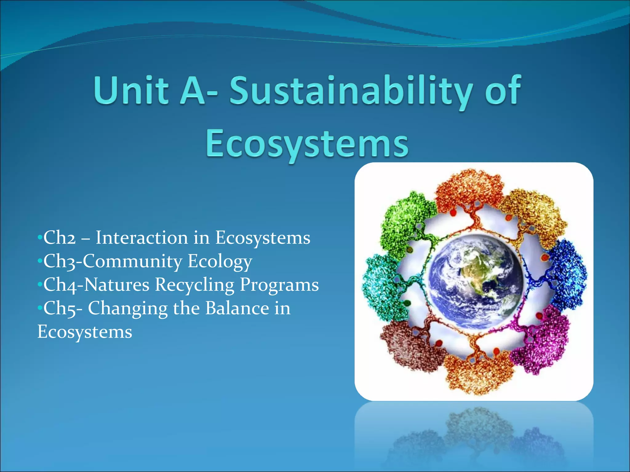 Chapter 2 - Ecosystems - Science 10E | PPT