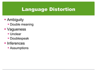 Chapter 2: Verbal Language | PPT