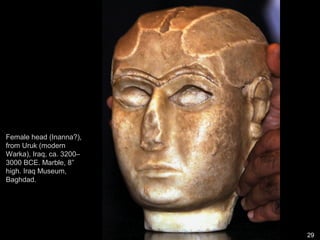 Inanna Female Head, From Uruk (warka)
