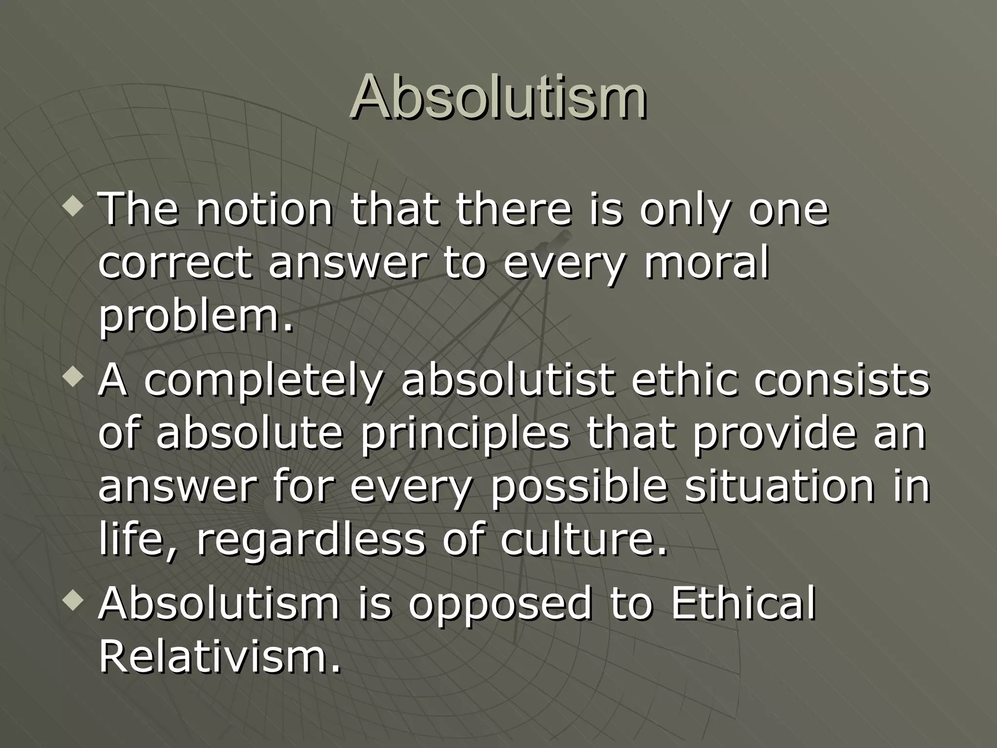 Chapter 2: Ethical Relativism | PPT
