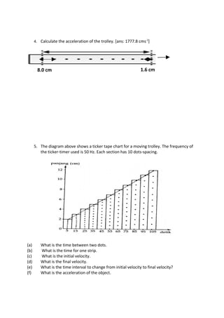 Exercises Chapter 2:Force & Motion | PDF
