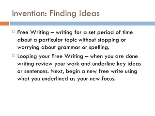 The Writing Process | PPT | Screenwriting | Content Production