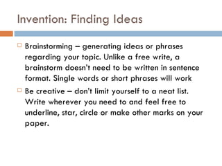 The Writing Process | PPT