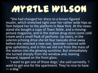 The Great Gatsby: Chapter 2 | PPTX