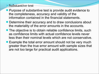 audit sampling notes | PPT