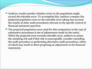 audit sampling notes | PPT