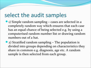 audit sampling notes | PPT