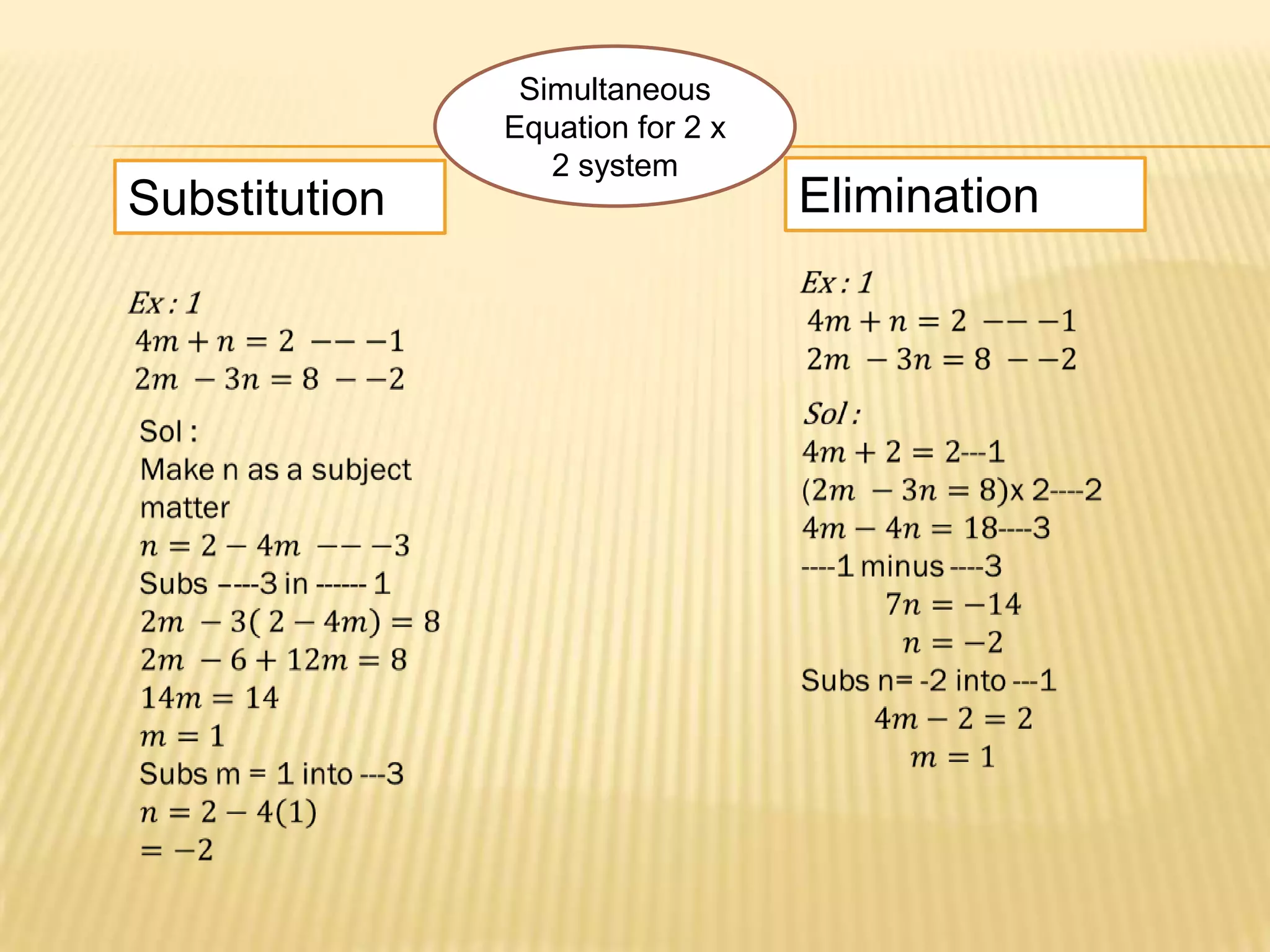 Chapter 2 : EQUATIONS AND INEQUALITIES | PPTX