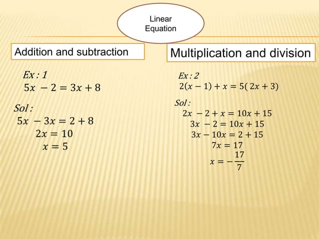 Chapter 2 : EQUATIONS AND INEQUALITIES | PPTX | Physics | Science