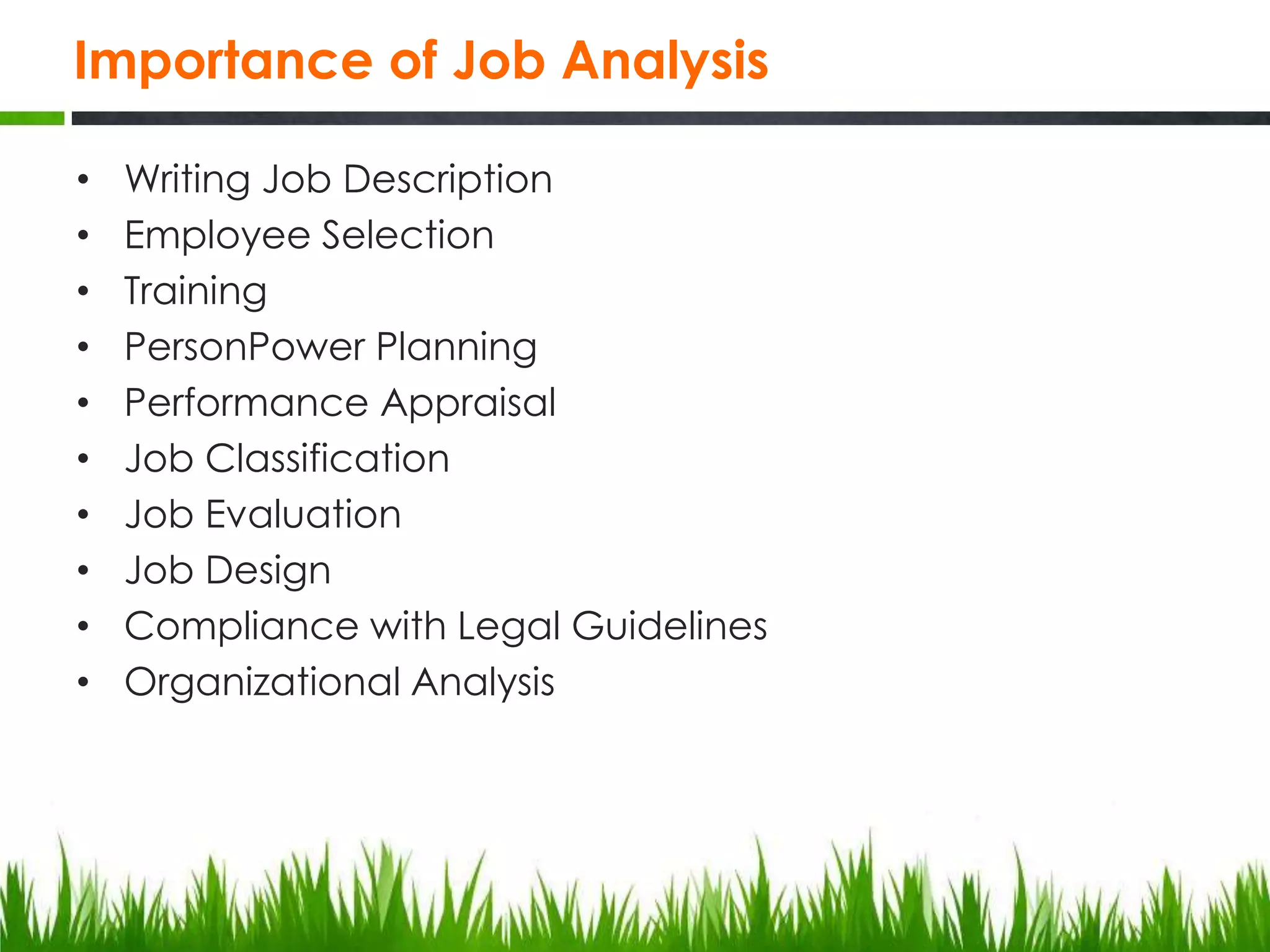 Chapter 2. job analysis and evaluation (1) | PPTX