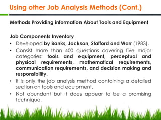 Chapter 2. job analysis and evaluation (1) | PPTX