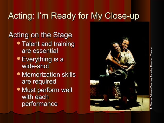 Chapter 2: Stage vs Screen | PPT