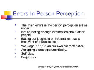 Chapter #2 COMMUNICATION AND PERCEPTION | PPT