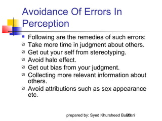 Chapter #2 COMMUNICATION AND PERCEPTION | PPT