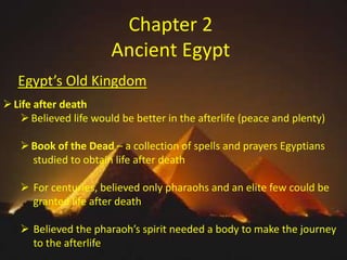 Chapter 2 - Ancient Egypt | PPTX