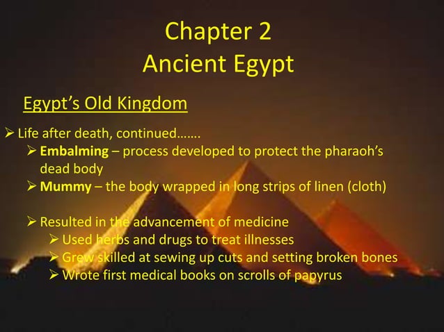 Chapter 2 - Ancient Egypt | PPTX