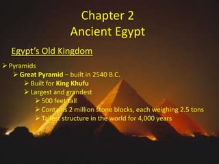 Chapter 2 - Ancient Egypt | PPTX