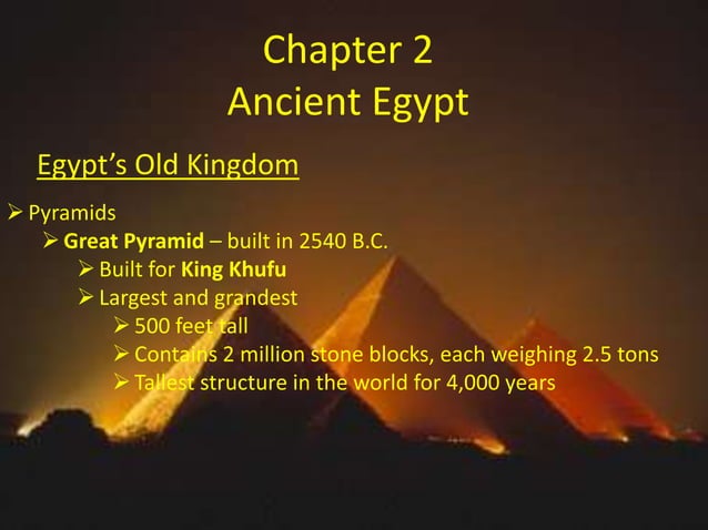 Chapter 2 - Ancient Egypt | PPTX