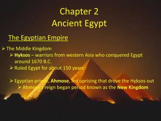 Chapter 2 - Ancient Egypt | PPTX