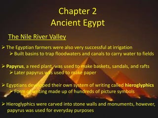 Chapter 2 - Ancient Egypt | PPTX