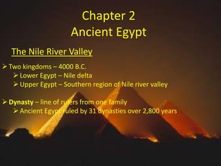 Chapter 2 - Ancient Egypt | PPTX