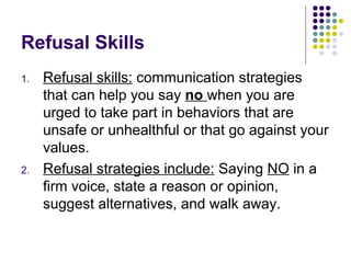 Building Health Skills and Character | PPT