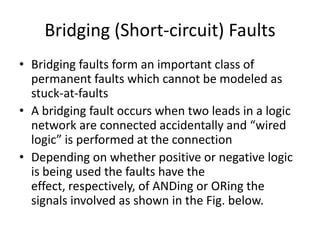 faults in digital systems | PPTX