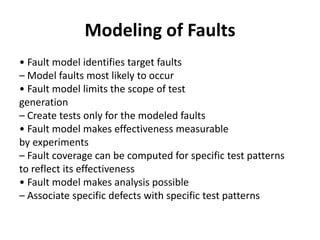 faults in digital systems | PPTX
