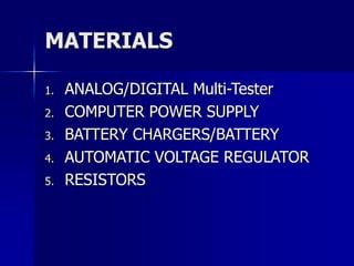 Electronic Multi-Tester | PPTX