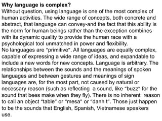Learning about language structure | PPTX