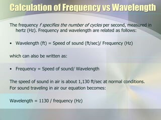 Chapter 2 The Nature of Sound | PPTX
