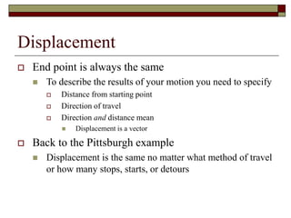 Physics - Chapter 2 - One Dimensional Motion | PPT