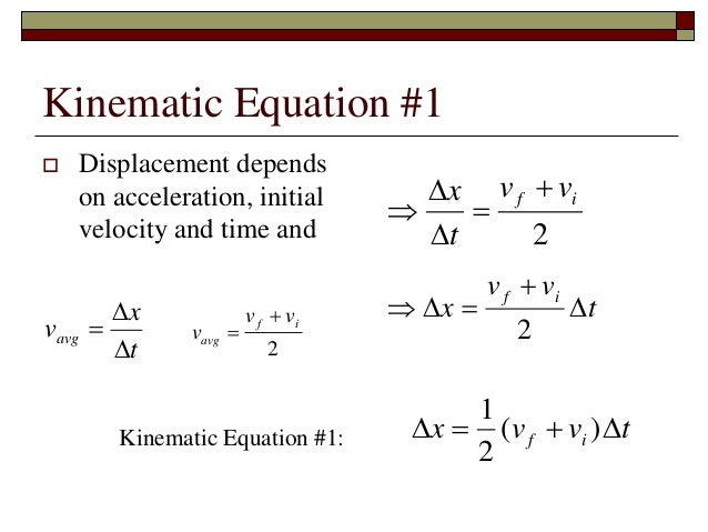 Physics - Chapter 2 - One Dimensional Motion