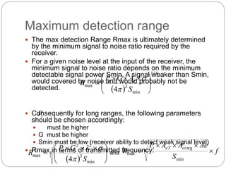 Chapter 2-radar equation | PPSX