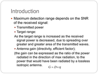 Chapter 2-radar equation | PPSX
