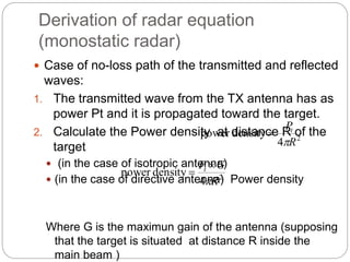 Chapter 2-radar equation | PPSX