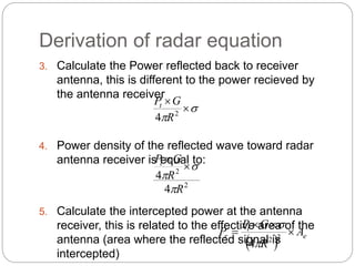 Chapter 2-radar equation | PPSX