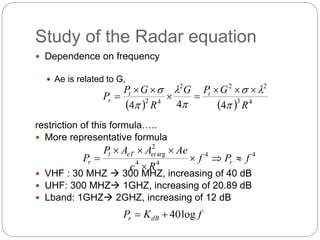 Chapter 2-radar equation | PPSX