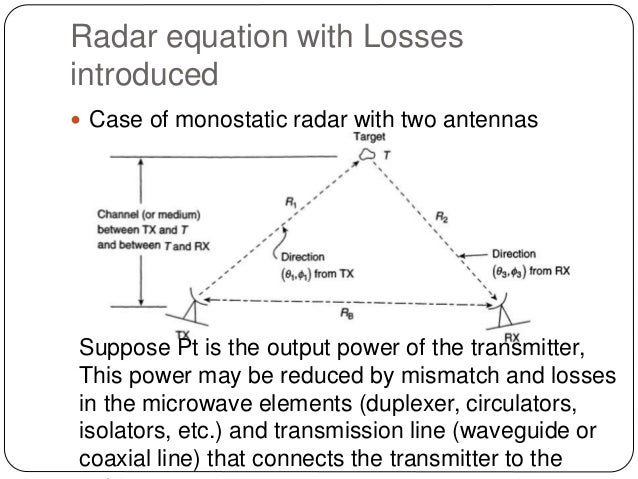 Chapter 2-radar equation